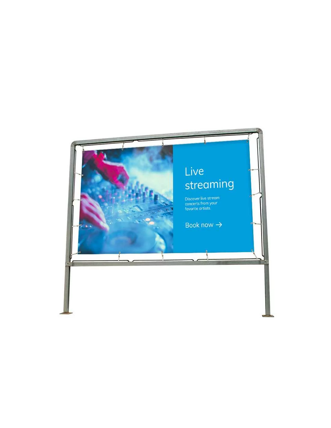 Free-standing graphic backdrops - Big Banner Stand